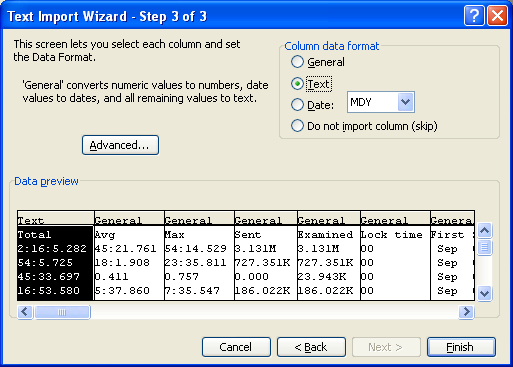 Csv File Is Not Displaying Correct Results For Query Execution Time Columns